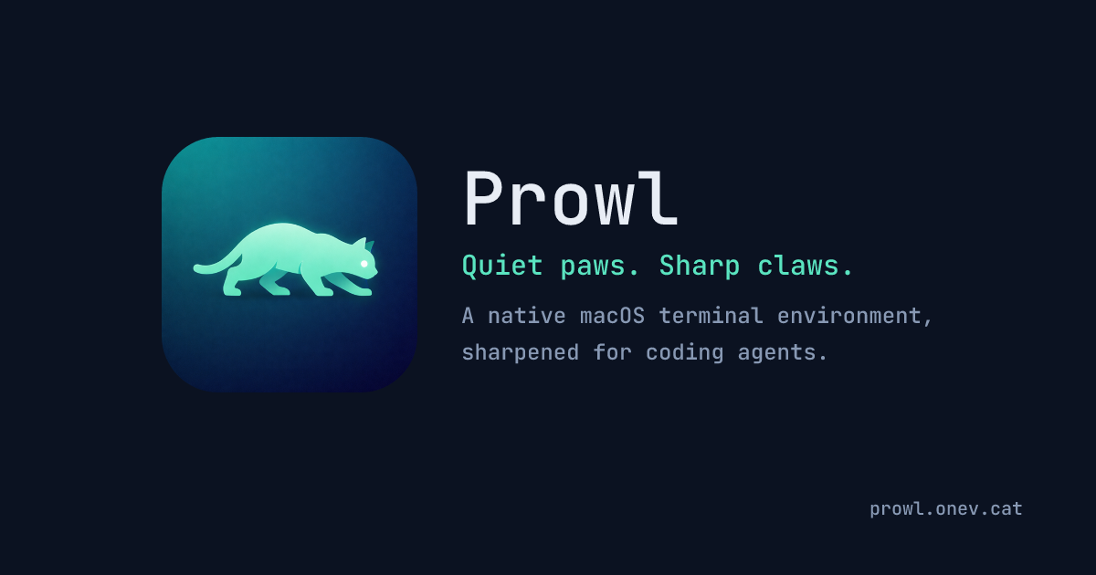Prowl — Quiet paws. Sharp claws.